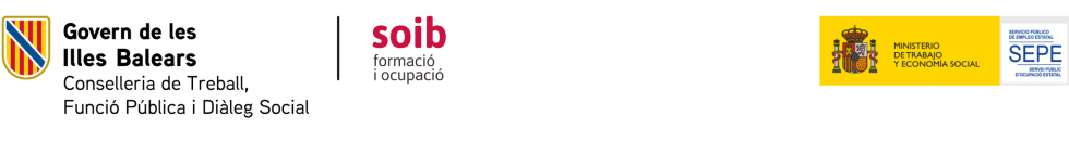 Convocatòria de subvencions SOIB Formació en el treball per a ...